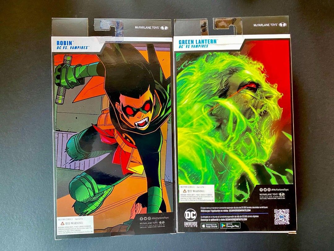 McFarlane toys DC collectable multiverse DC vs vampire Robin and green ...