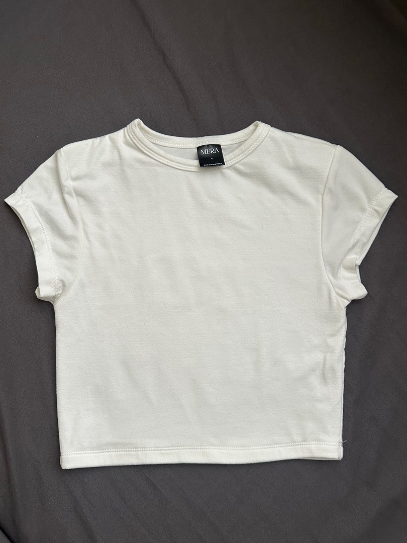 MERA Cropped Tops in Black & White, Women's Fashion, Tops, Blouses on ...
