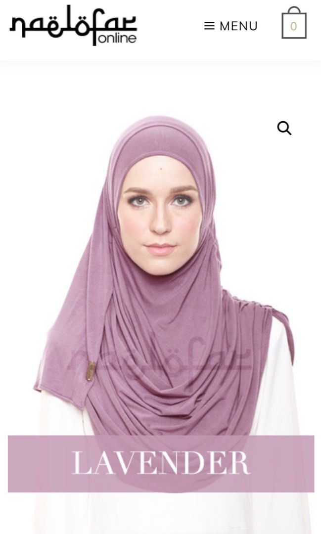 Naelofar Hijab instant hijab basic rapunzel loop new with tag original price RM60 sesuai buat ...