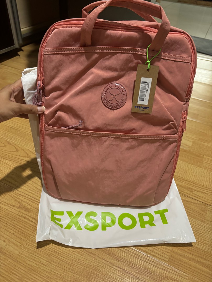 ORIGINAL Tas Laptop Export (Laptop Handbag) Peach/Salem, Fesyen Wanita ...