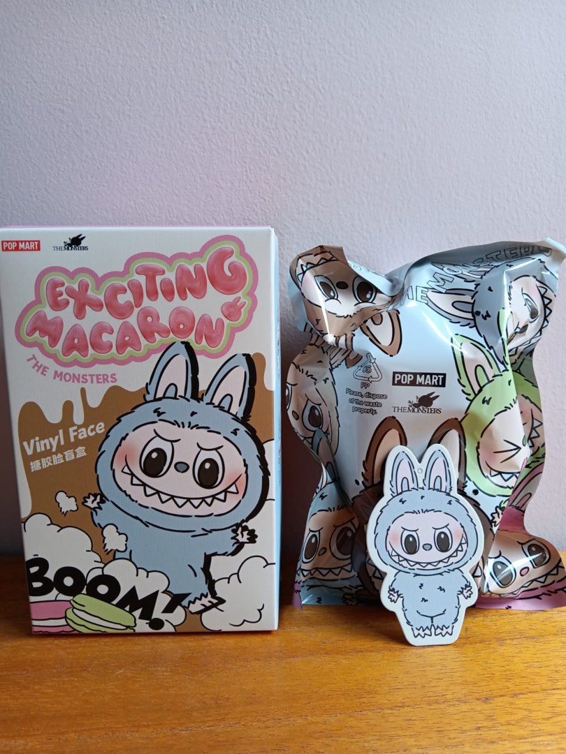 Pop Mart Labubu Exciting Macaron - Sea Salt Coconut, Toys ...