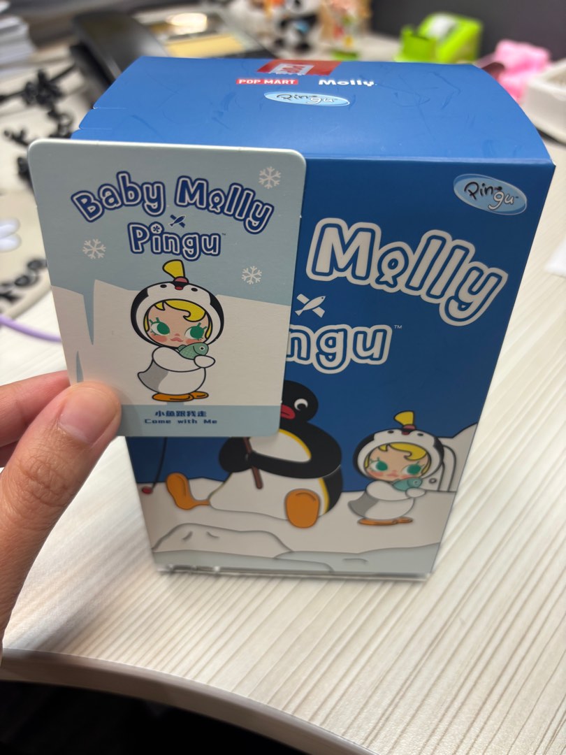 Popmart Baby Molly x Pingu Pendant, Hobbies & Toys, Toys & Games on ...