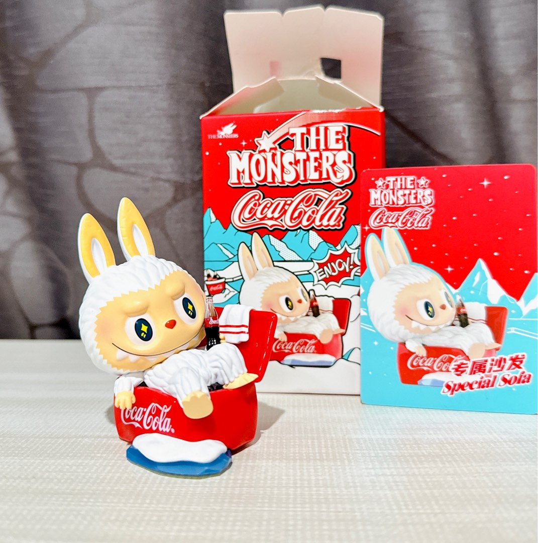 POPMART Labubu Coca Cola - Special Sofa figure, Hobbies & Toys, Toys ...