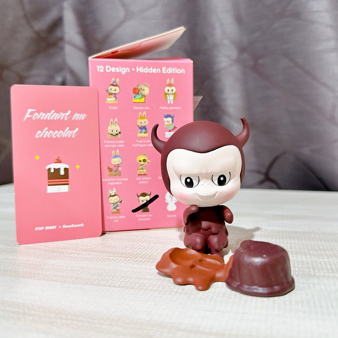 POPMART Labubu Patisseries Series Fondant Au Chocolat Mini Figure ...