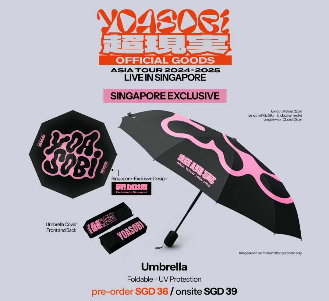 [PRE ORDER] Yoasobi Singapore Concert 2025 Merchandise Official Goods ...