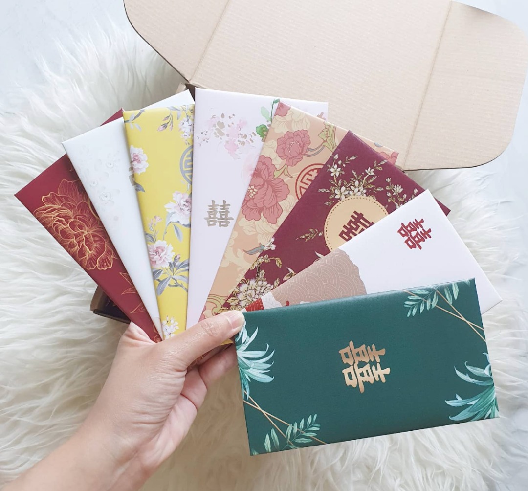 RED PACKET RED WALLET RED ENVELOPE MONEY POUCH MONEY PACKET ANGBAO HONG ...