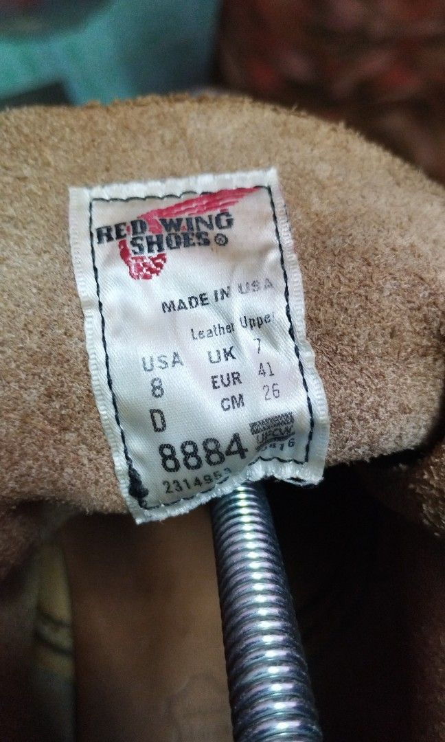 Red Wing style no 8884, Men's Fashion, Footwear, Boots on Carousell