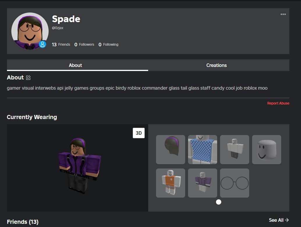 Roblox alt acc, Video Gaming, Video Games, Others on Carousell