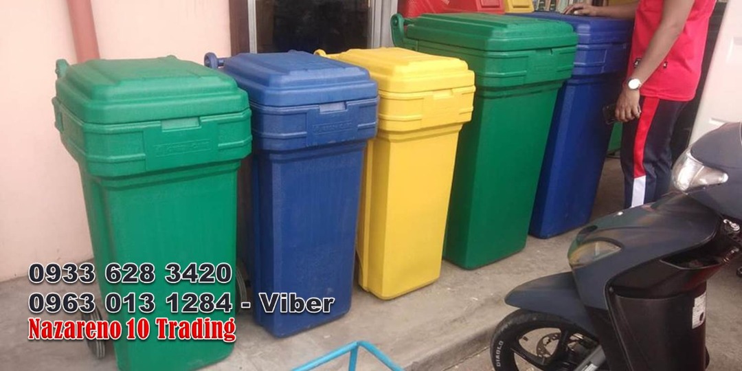 Roller King Trash Bin, Furniture & Home Living, Cleaning & Homecare ...