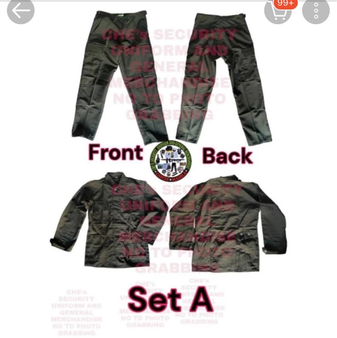 ROTC Fatigue Uniform Set, Women's Fashion, Dresses & Sets, Sets or ...