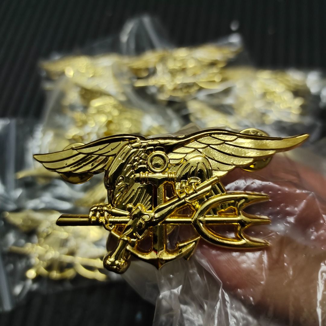 US NAVY SEAL TRIDENT METAL ARMY SOLDIER MILITARY OUTDOOR COSPLAY MOVIE ...