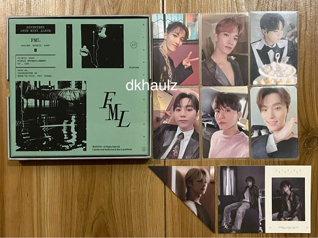 Seventeen FML Fallen Misfit Lost Ver. Unsealed Album with Complete ...