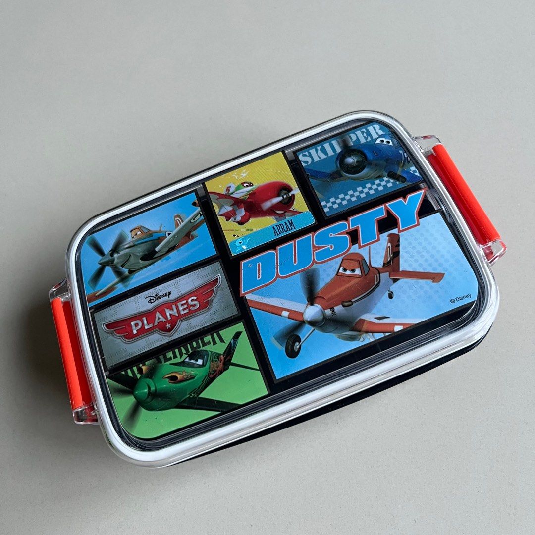 Skater Disney Original Lunch Snack Box Airplane Kotak Makan Sekat, Bayi ...