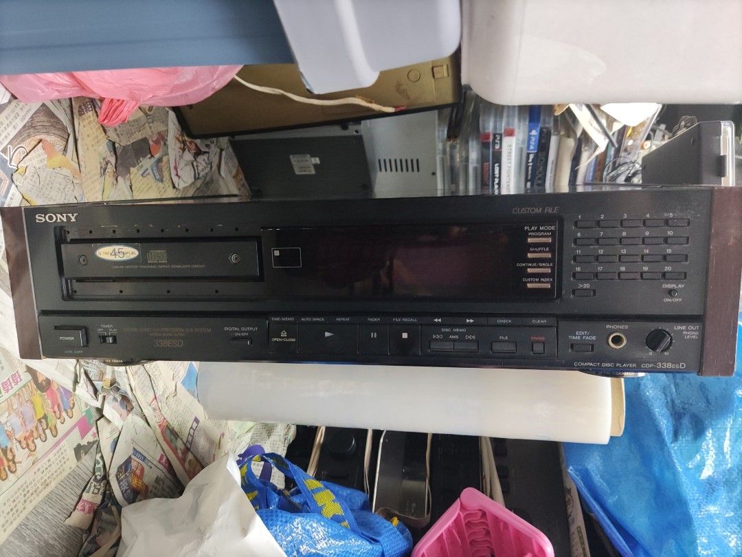 Sony 旗艦級 CDP-338ESD CD 機, 音響器材, 錄音機 - Carousell