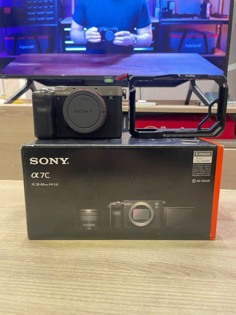 SONY A7C WITH SMALL RIG CAGE ( SC25K ), Photography, Cameras on Carousell