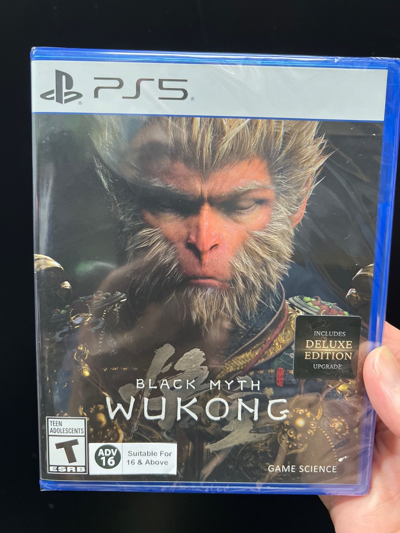 Sony Ps5 Black myth Wukong deluxe edition (Disc Version), Video Gaming ...
