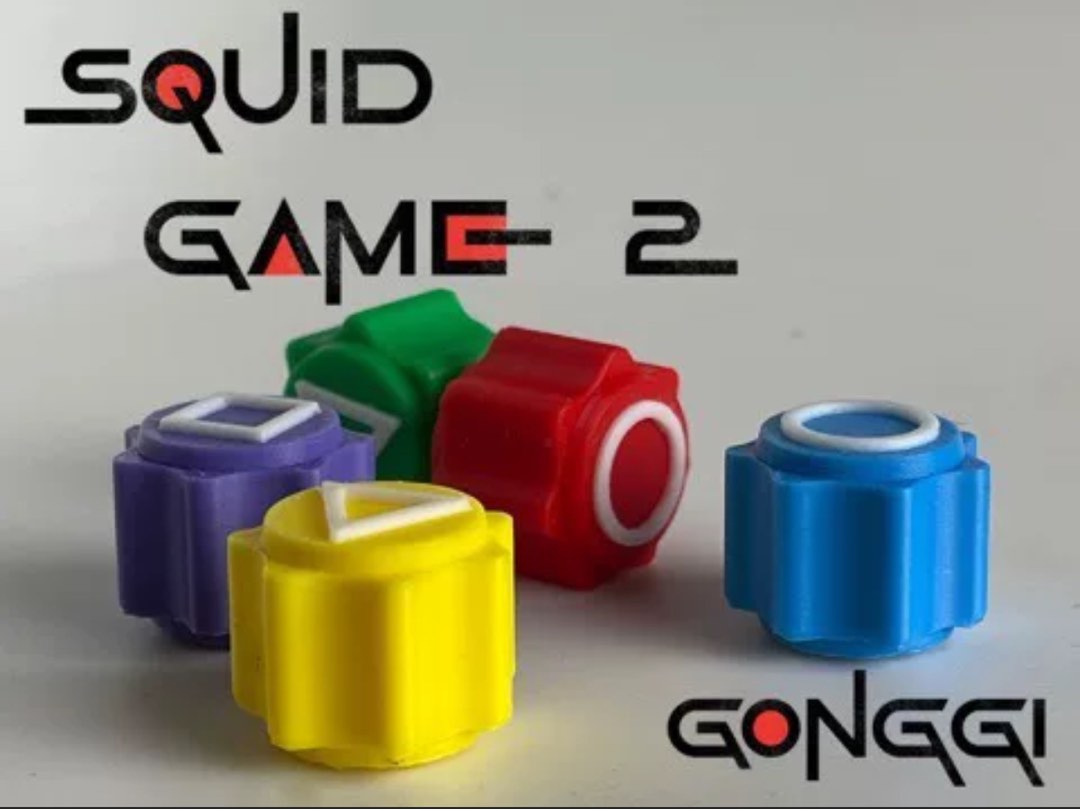 ready stock in kl Squid Game 2: Grabbing Stones/ Gong-Gi, Hobbies ...