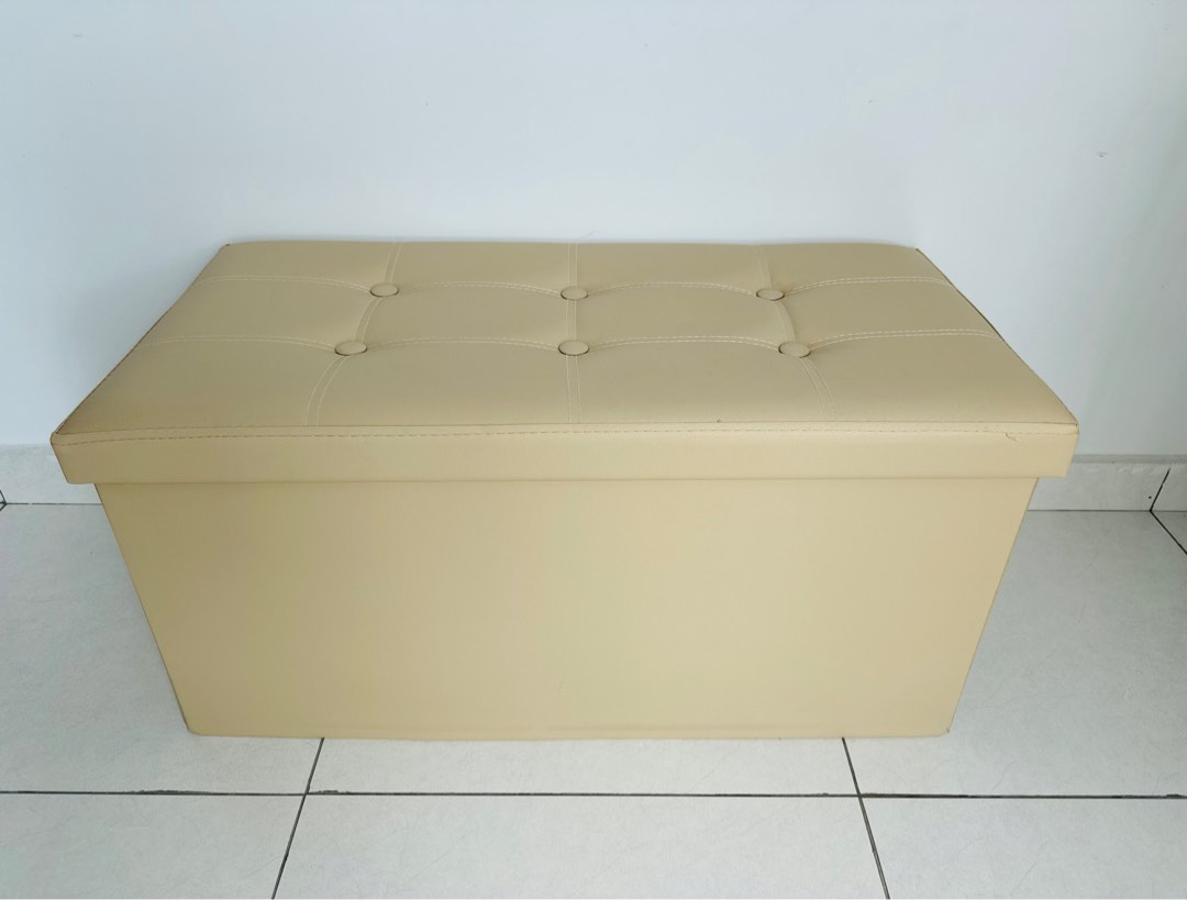 Storage Stool Chair Ottoman Folding Sofa Bench Box, Furniture & Home ...