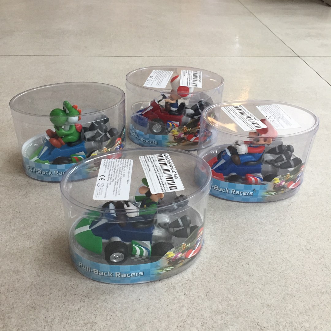 Super Mario Pull Back Car Yoshi Luigi Mario Toad, Hobbies & Toys, Toys ...