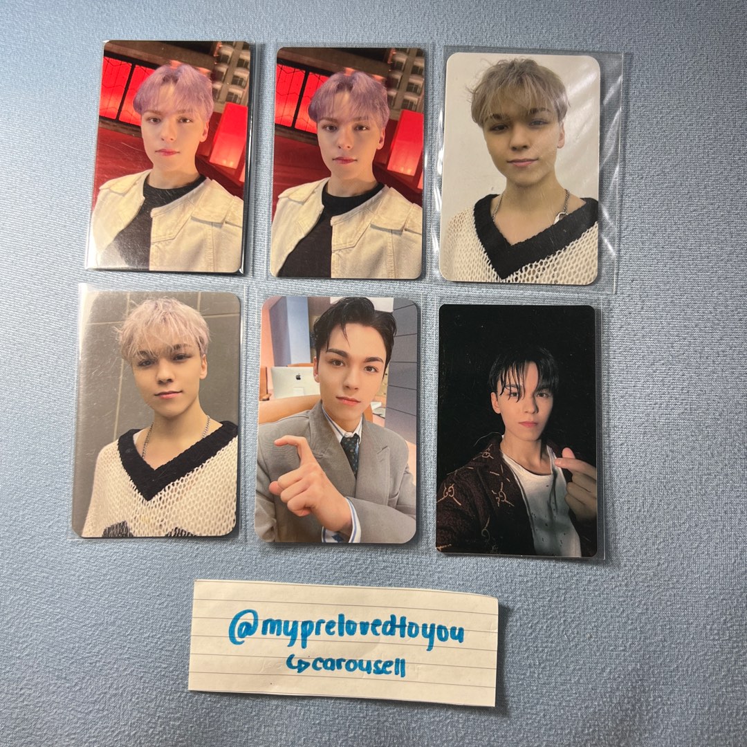 SVT SEVENTEEN VERNON FML PREORDER BENEFIT POB PC PHOTOCARD WEVERSE SHOP ...