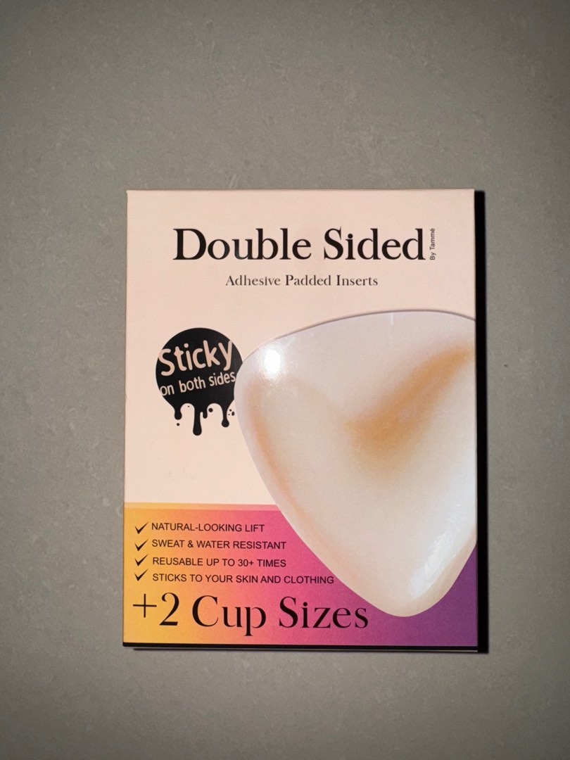 Tamme Double Sided Adjesive Padded Inserts bra - Cup B, Women's Fashion ...