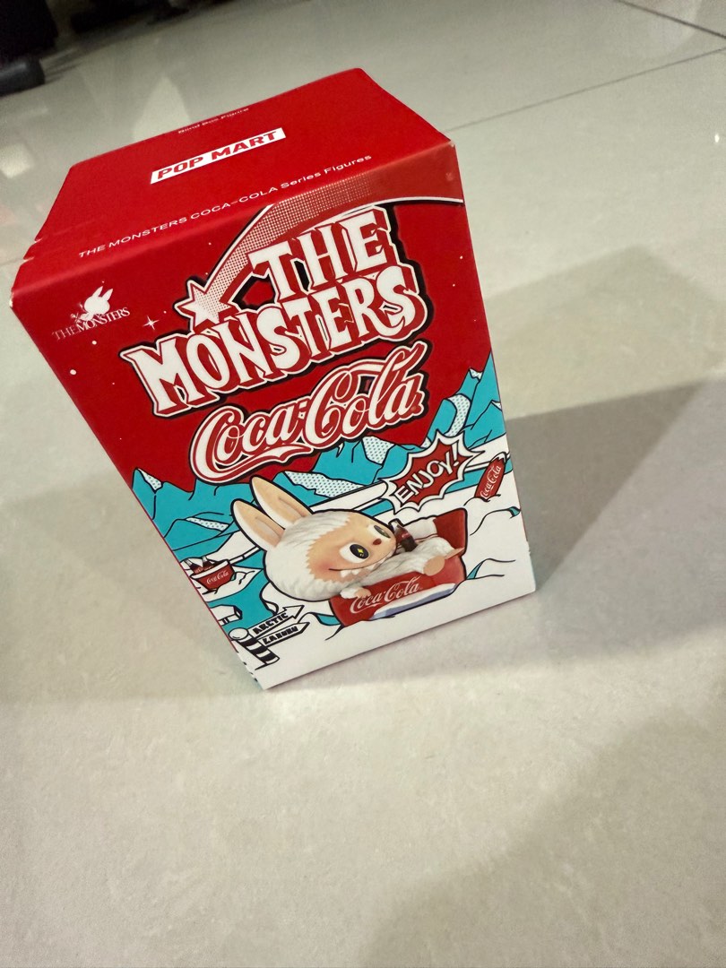 the monster labubu coca cola popmart, Hobbies & Toys, Toys & Games on ...