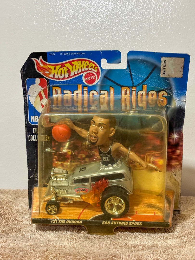 Tim Duncan Radicals Rides Hot Wheels San Antonio Spurs NBA Collection ...