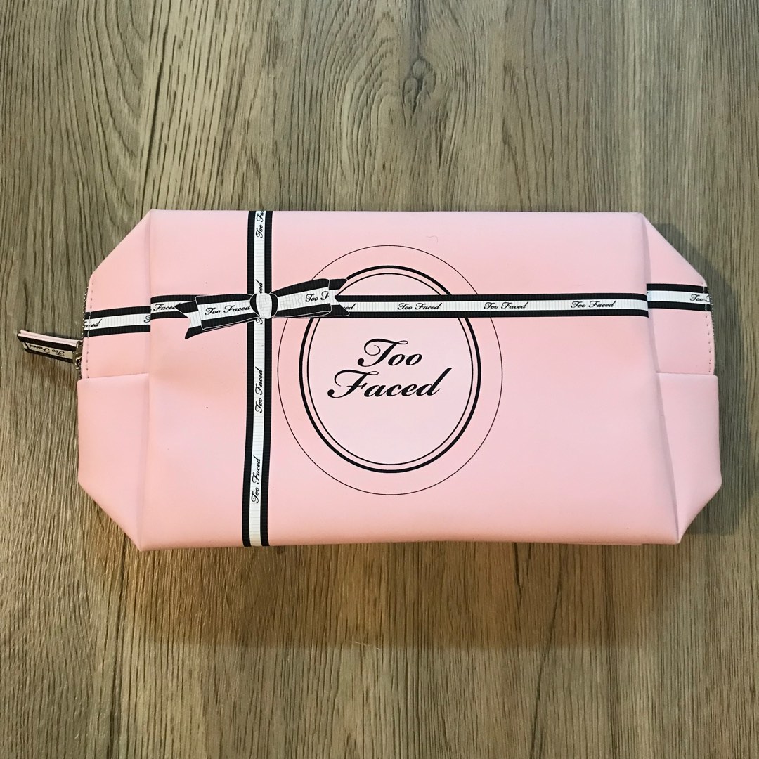 Too Faced Makeup Pouch, Women's Fashion, Bags & Wallets, Purses ...