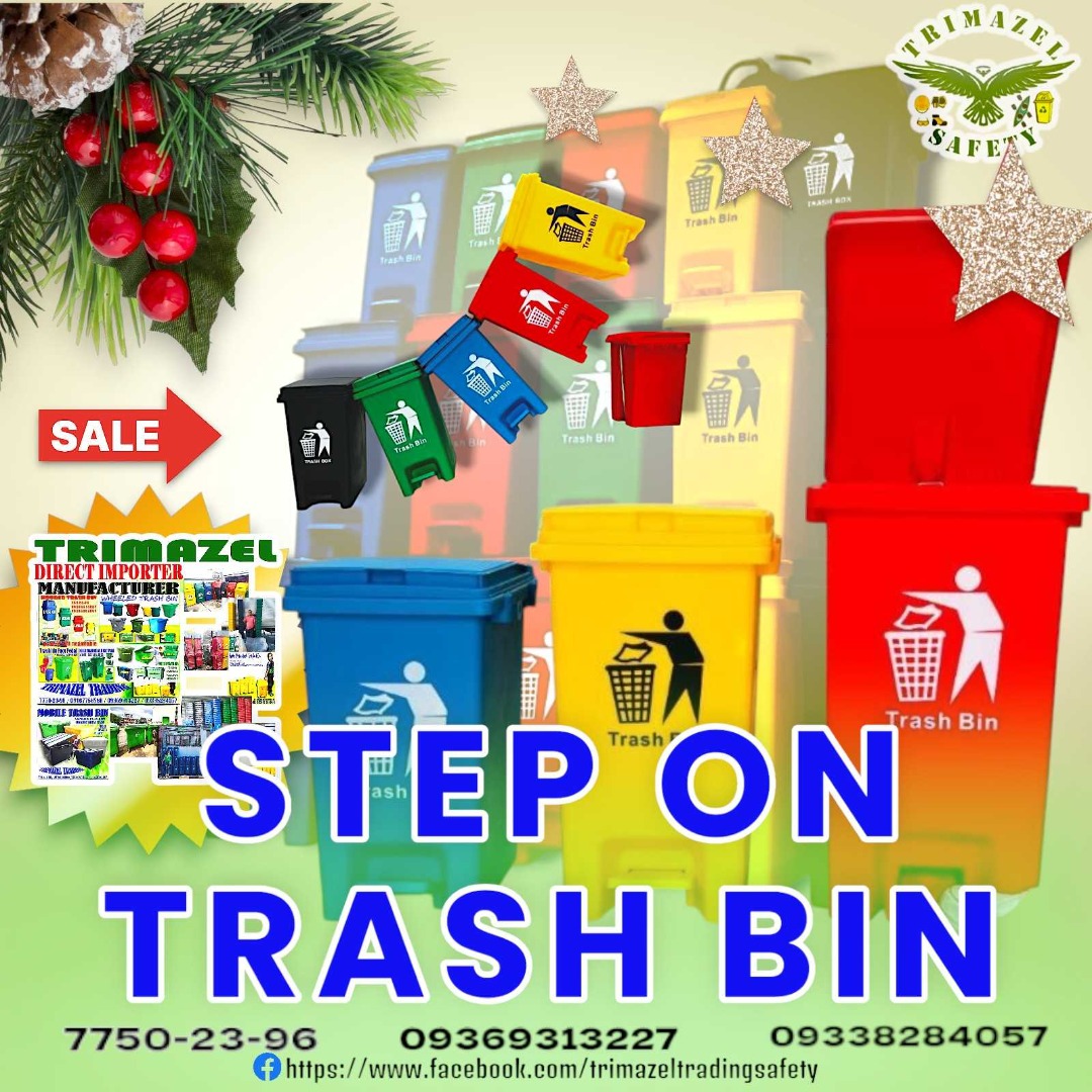 trash bin, Furniture & Home Living, Cleaning & Homecare Supplies, Waste ...