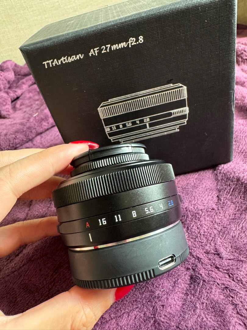 TTArtisan AF 27mm F2.8 Auto Focus APS-C Ultra-compact Pancake Lens for Fujifilm X mount ...