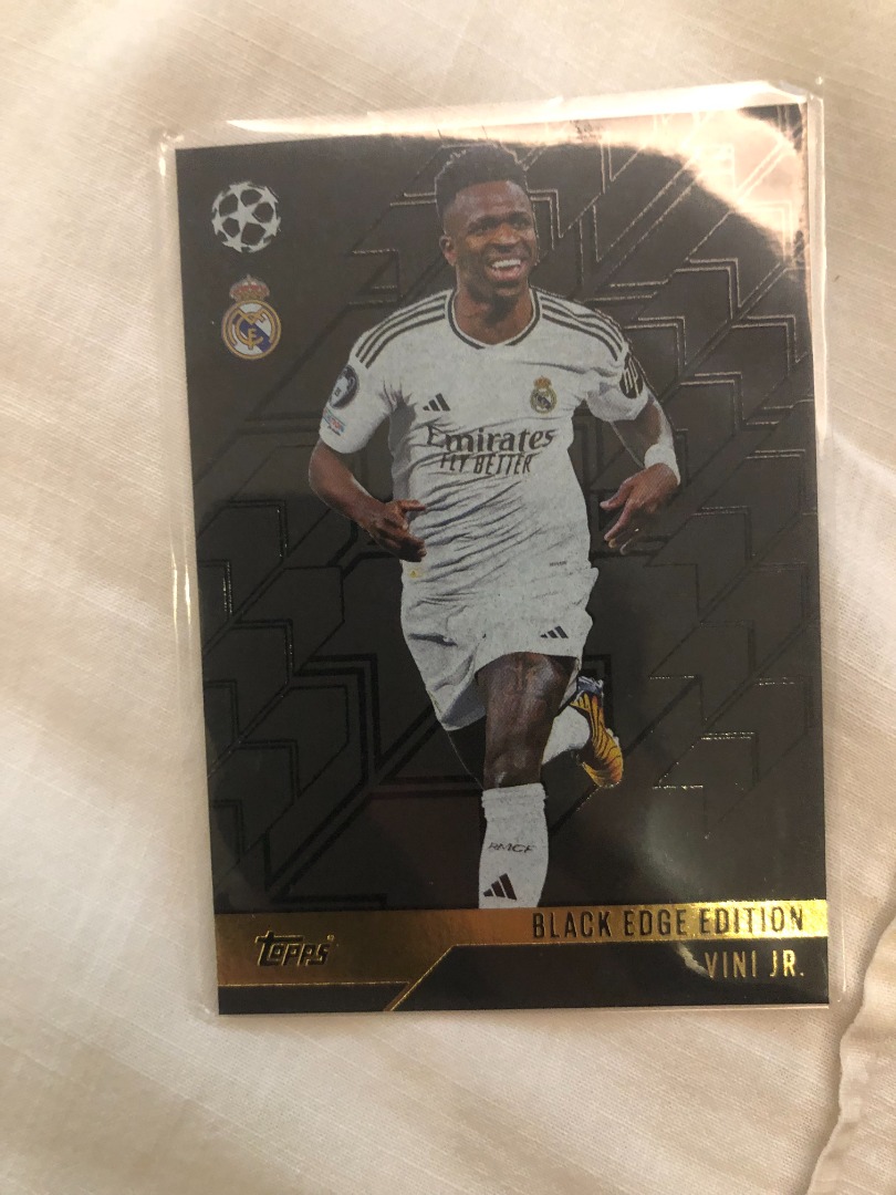 Vinicius Junior Black Edge Edition Match Attax 2024/2025, Hobbies ...