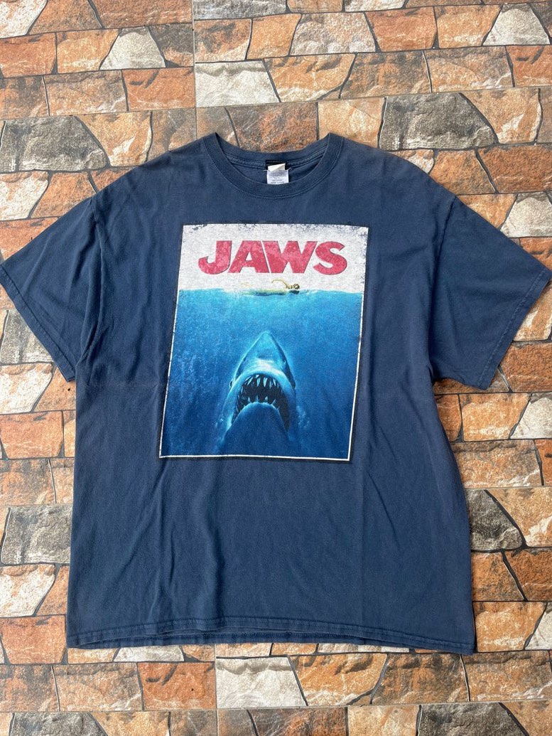 Vintage movie Jaws, Men's Fashion, Tops & Sets, Tshirts & Polo Shirts ...