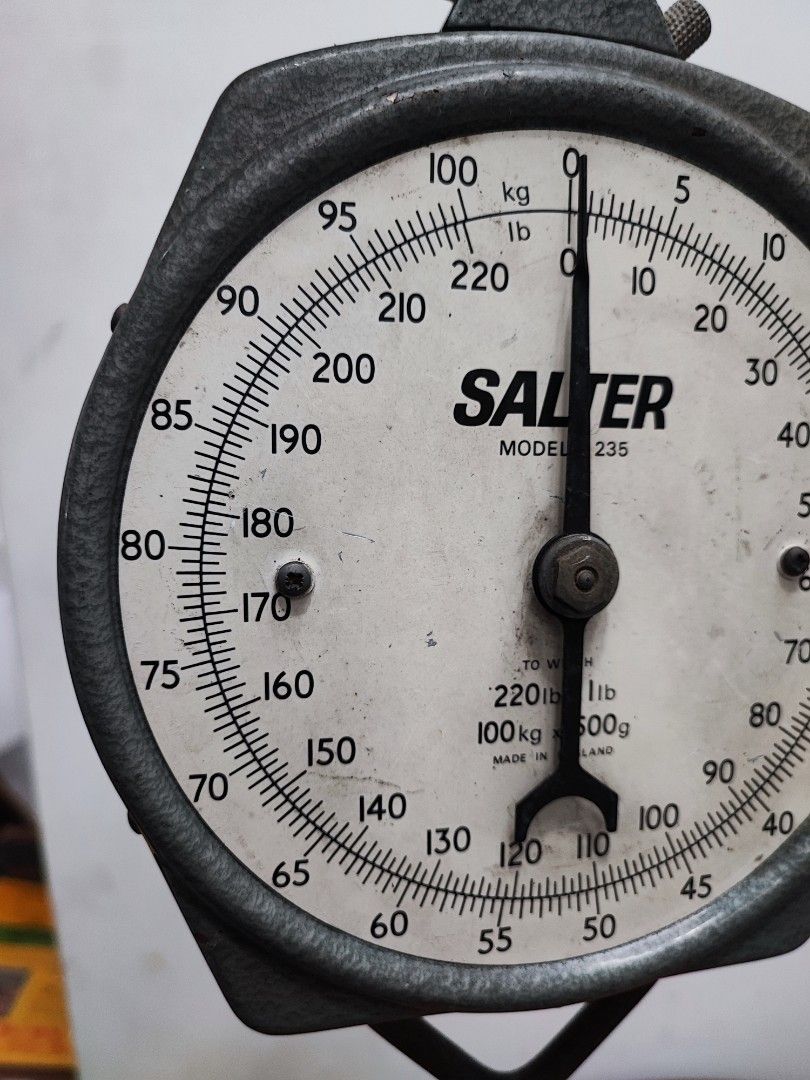 Vintage SALTER Model 235 , To Weigh 100kg x 500g , Made In England ...