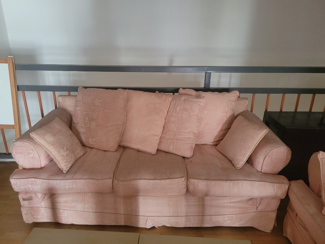 Well Used Sofa Set of Two, Furniture & Home Living, Furniture, Sofas on ...
