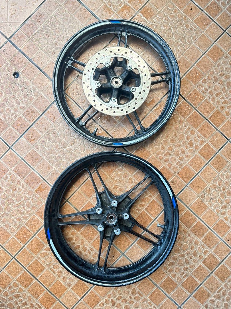 Yamaha Y16 Original Sport Rim, Motorbikes on Carousell