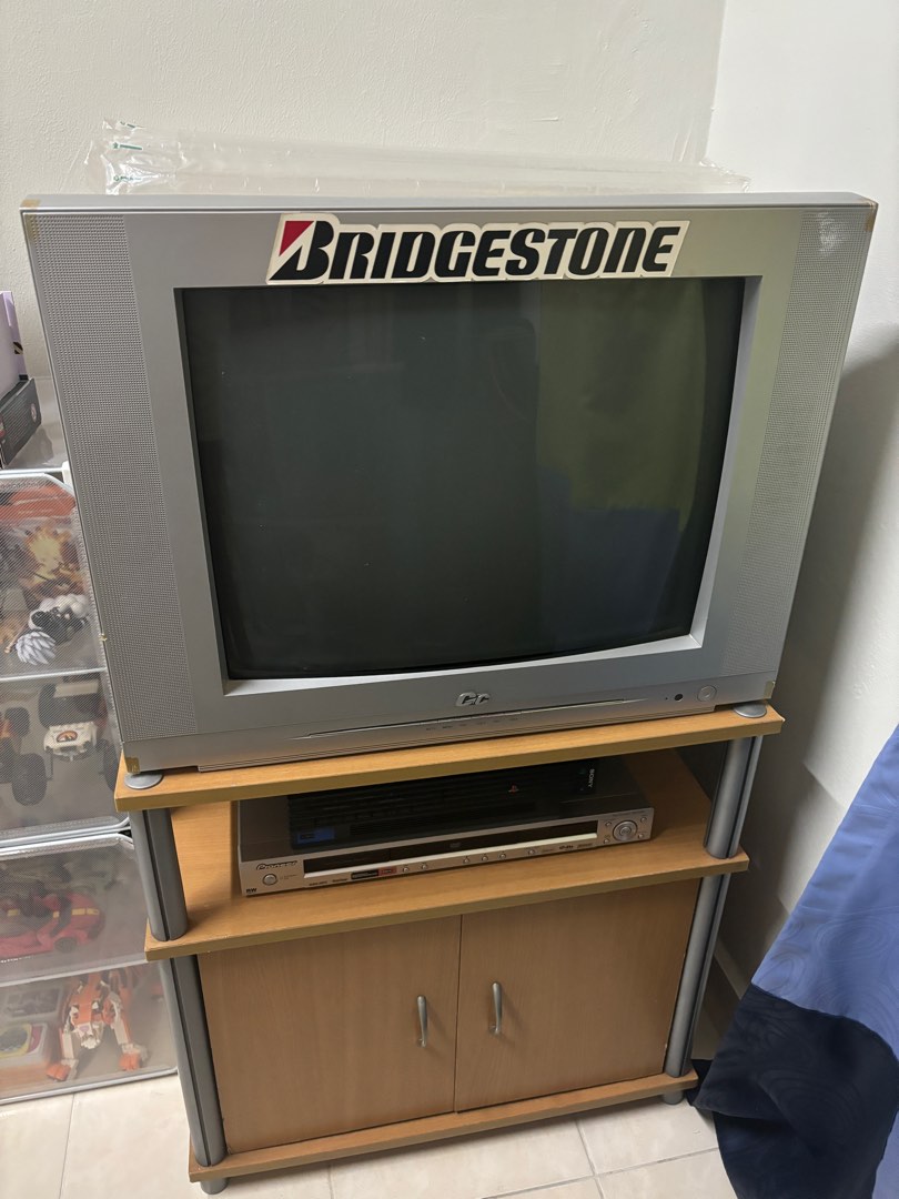 21 Inch Classic TV with TV Cabinet & DVD Player, TV & Home Appliances ...