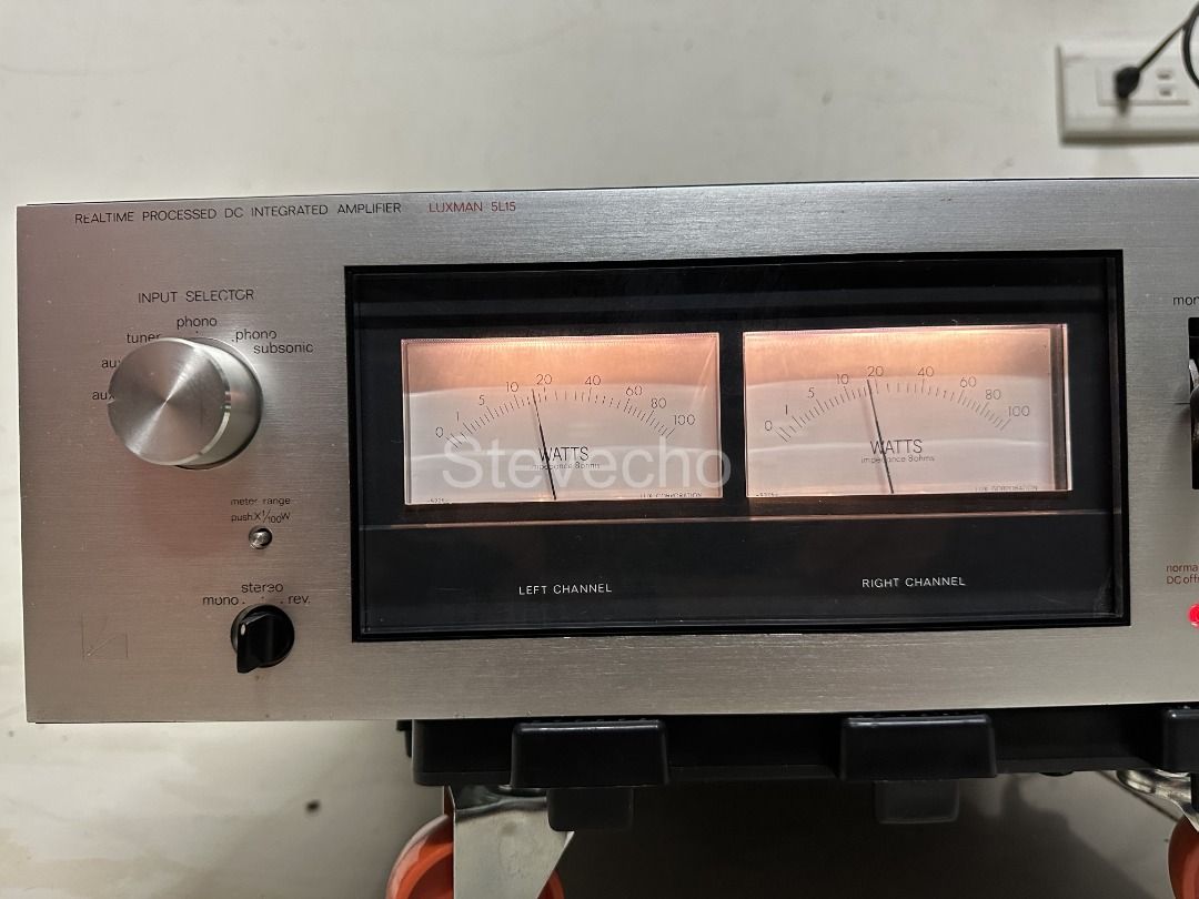 日本製造 LUXMAN 5L15 綜合擴大機 可接黑膠 可當前級, 耳機及錄音音訊設備, 其他音響配件及設備在旋轉拍賣