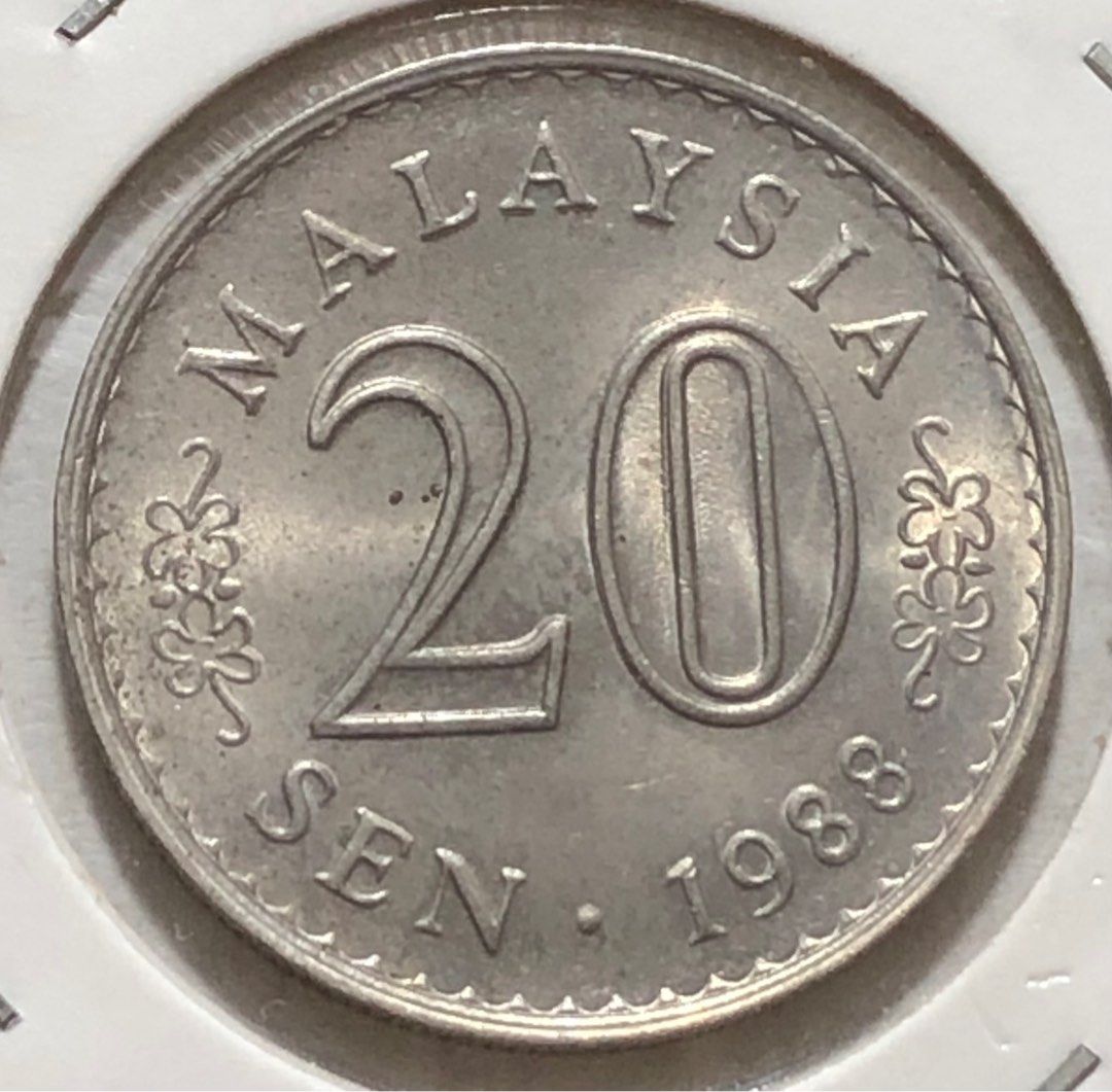 ( Syiling ) 20 Sen 1988 / Malaysia Parliament House, Hobbies & Toys ...