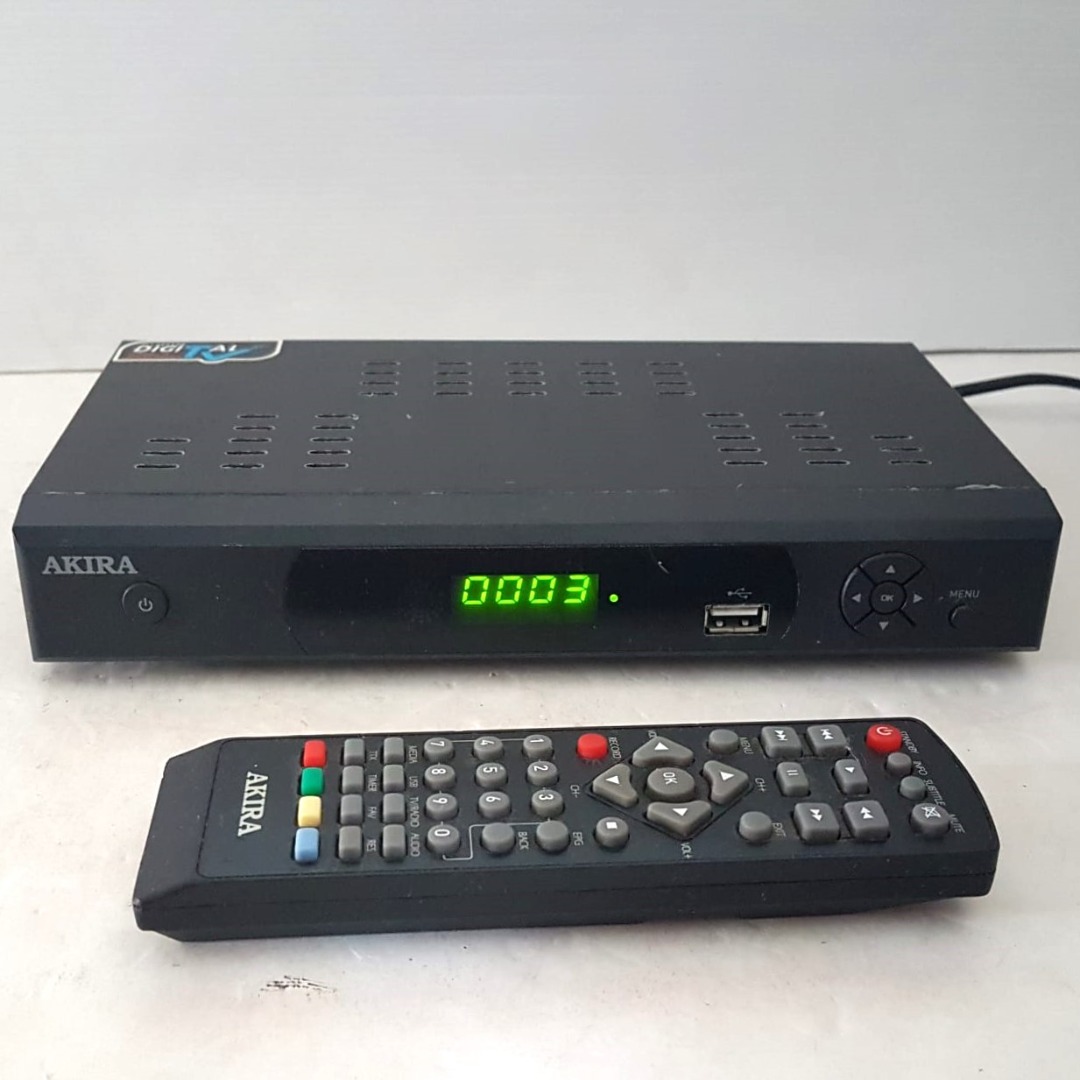 AKIRA HD DVB-T2 Receiver, Model HDVB-T2A1, Digital TV, Surround Sound ...