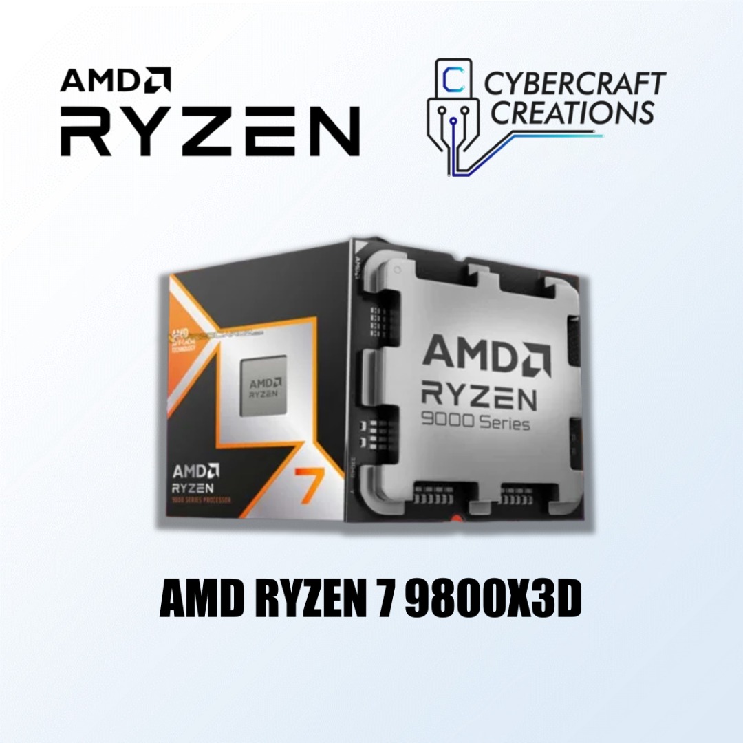 AMD Ryzen 7 9800X3D , AM5 DDR5 9000 Series CPU, Computers & Tech, Parts ...