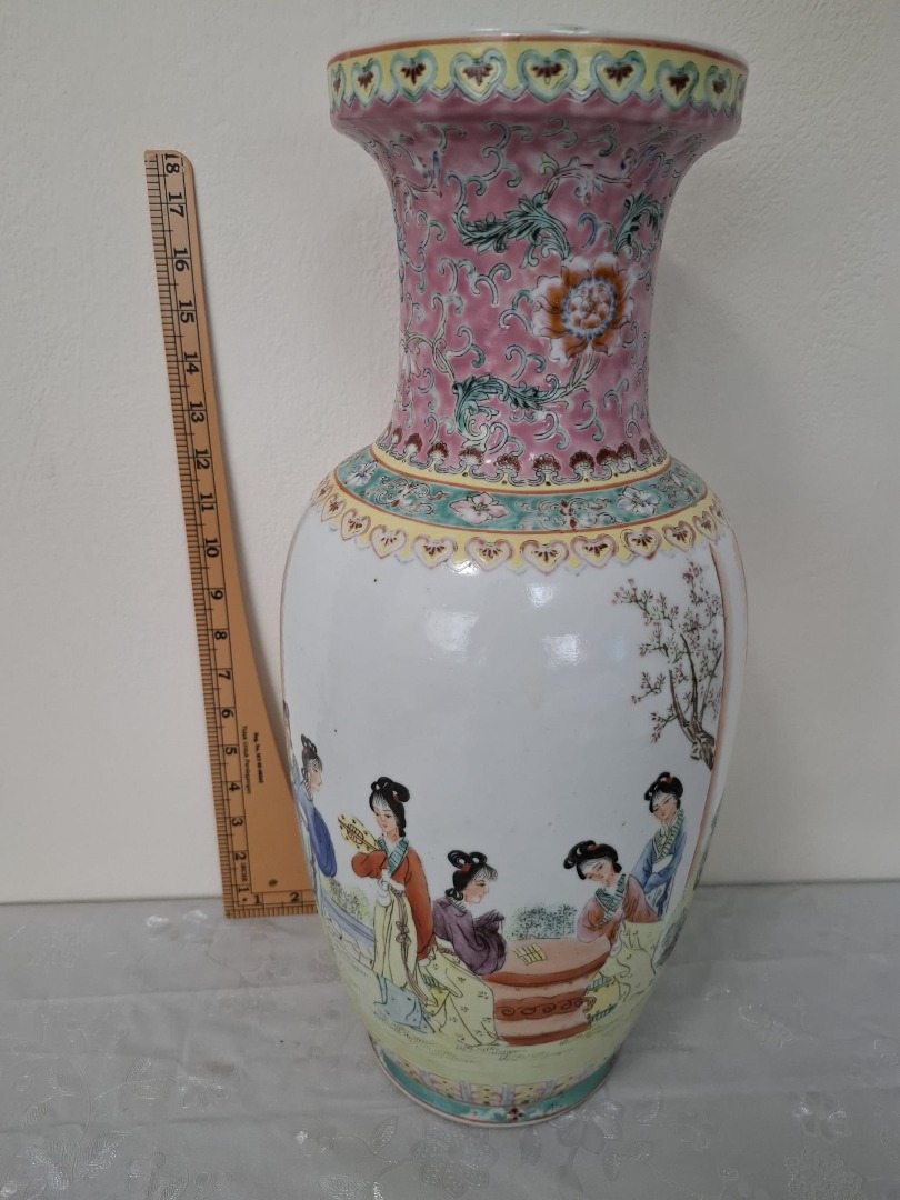 Antique vase hand crafted by master craftsman in China, Furniture ...