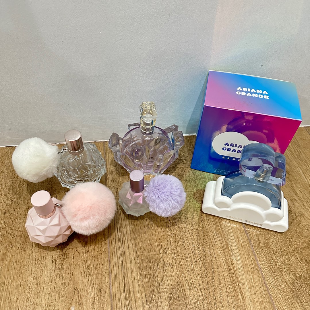 Ariana Grande Perfume EMPTY BOTTLES | cloud sweet like candy moonlight ...