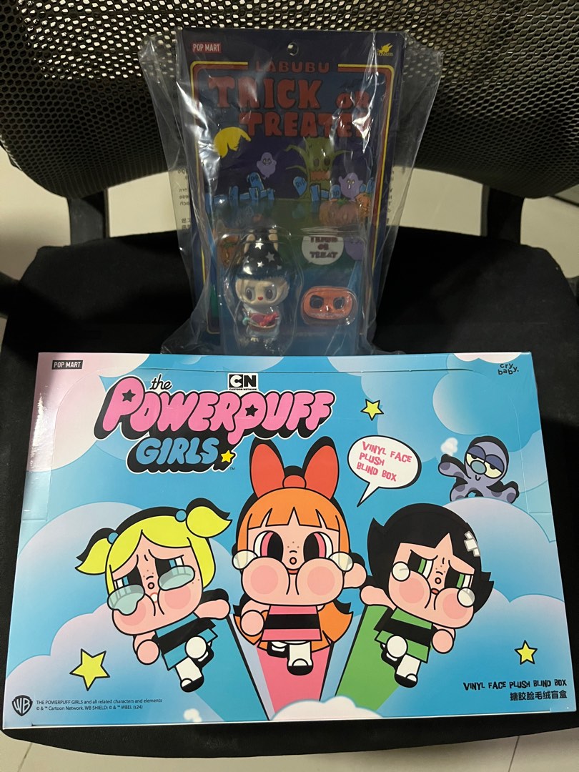 As Pack Pop Mart Labubu Trick or Treater & CRYBABY x Powerpuff Girls ...
