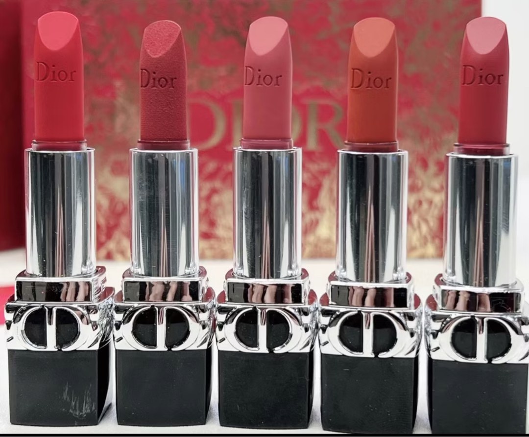 authentic christian dior lipstick set of 5, Beauty & Personal Care ...
