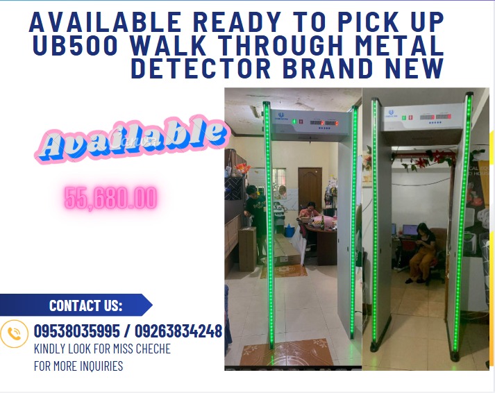 AVAILABLE READY TO PICK UP UB500 WALK THROUGH METAL DETECTOR BRAND NEW ...
