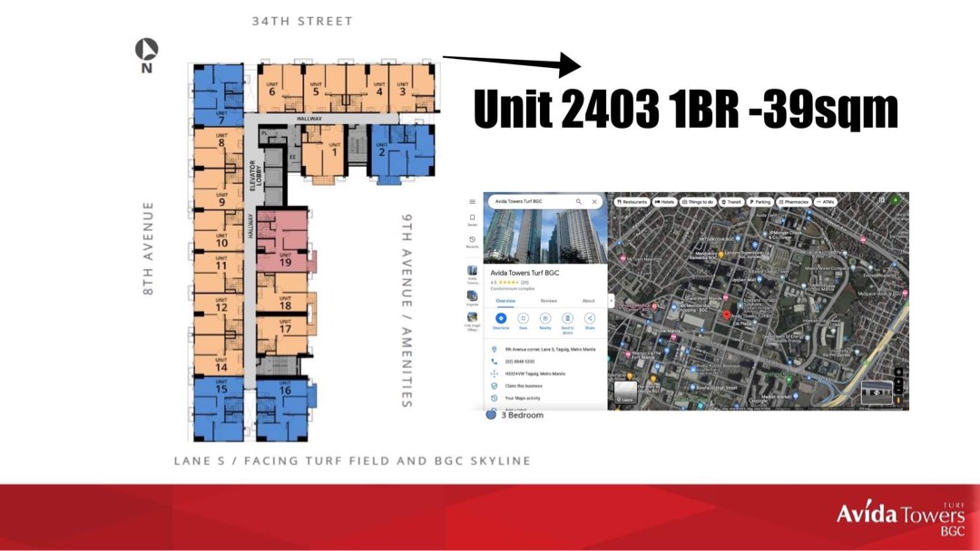 AVIDA TURF AVIDA FLEX AVIDA TOWERS BGC For Rent, Property, For Sale ...