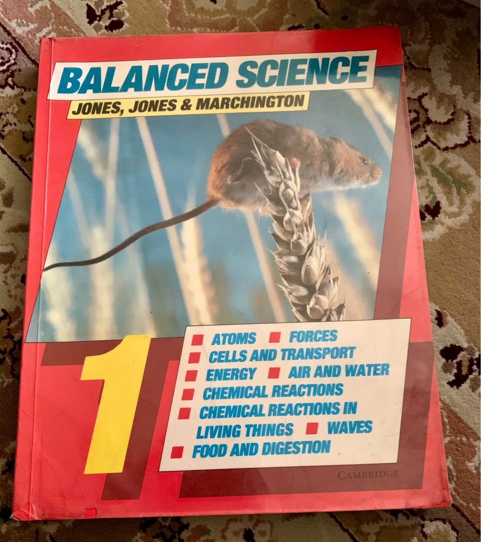 Cambridge Balanced Science Textbook 1, Hobbies & Toys, Books ...