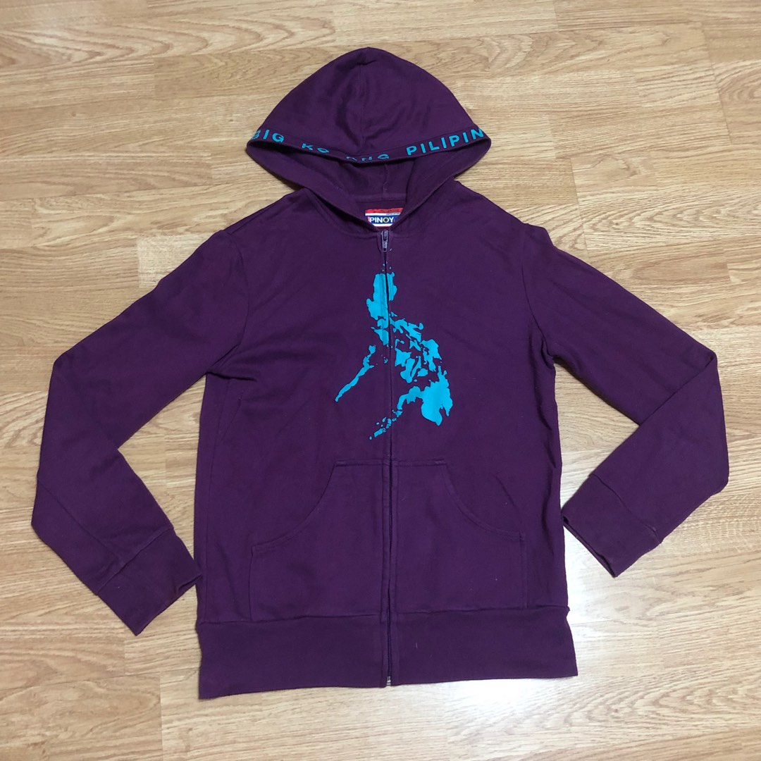 Bench Pinoylab Purple Violet Philippine Map Hooded Jacket, Women's ...