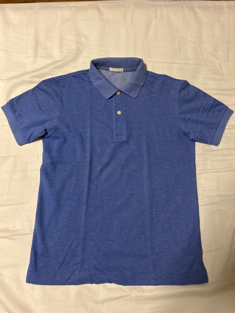 GU Blue Polo Shirt (S), Men's Fashion, Tops & Sets, Tshirts & Polo ...