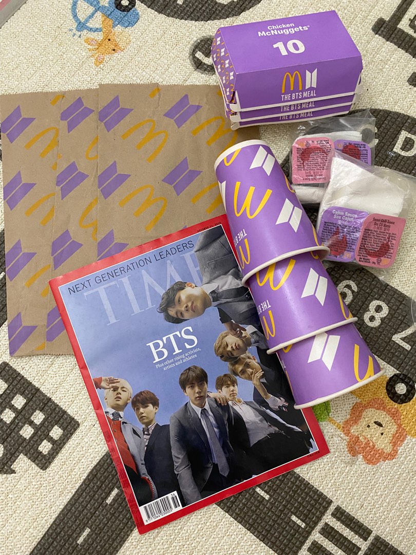 BTS TIME MAGAZINE THE BTS MEAL MCDONALDS, Hobbies & Toys, Books ...